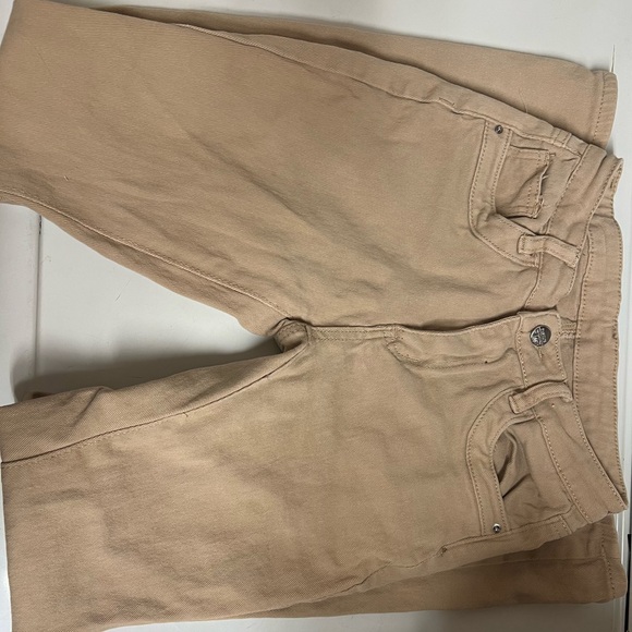 Jeans | Flared Low Waisted Tan Jeanspants | Poshmark